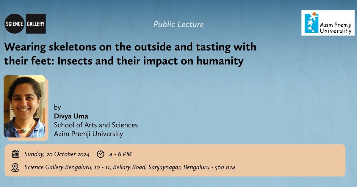 Wearing Skeletons on the Outside and Tasting with their Feet: Insects ...